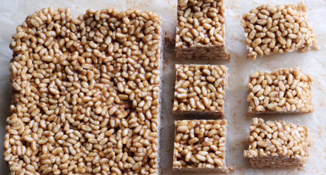 Recipe: Sunflower Butter Rice Crispy Squares - Tracy Houle